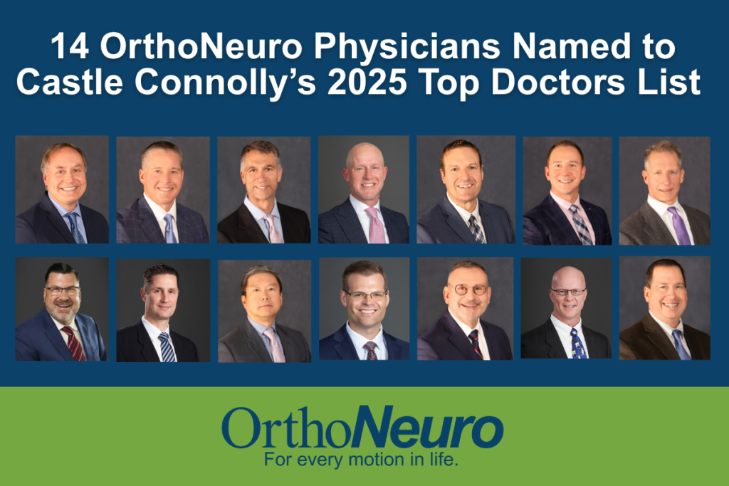 14 OrthoNeuro Physicians Named to Castle Connolly’s 2025 Top Doctors List - OrthoNeuro